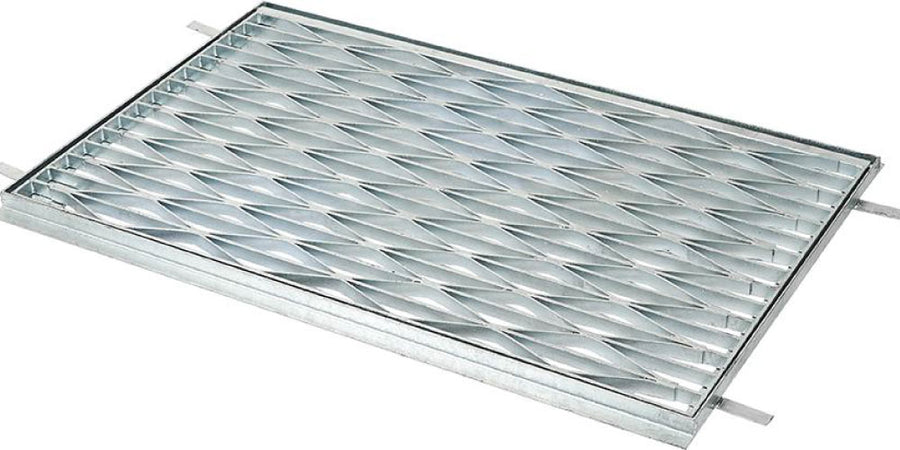 Galvanised Hinged Frame and Grates - Ferrum