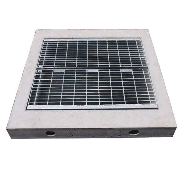 Concrete Encased, 2 Part HD Galvanised Hinged Grate & Frame – Ferrum