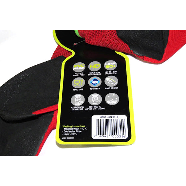 Heavy-Duty Redback Latex Gloves – Ferrum